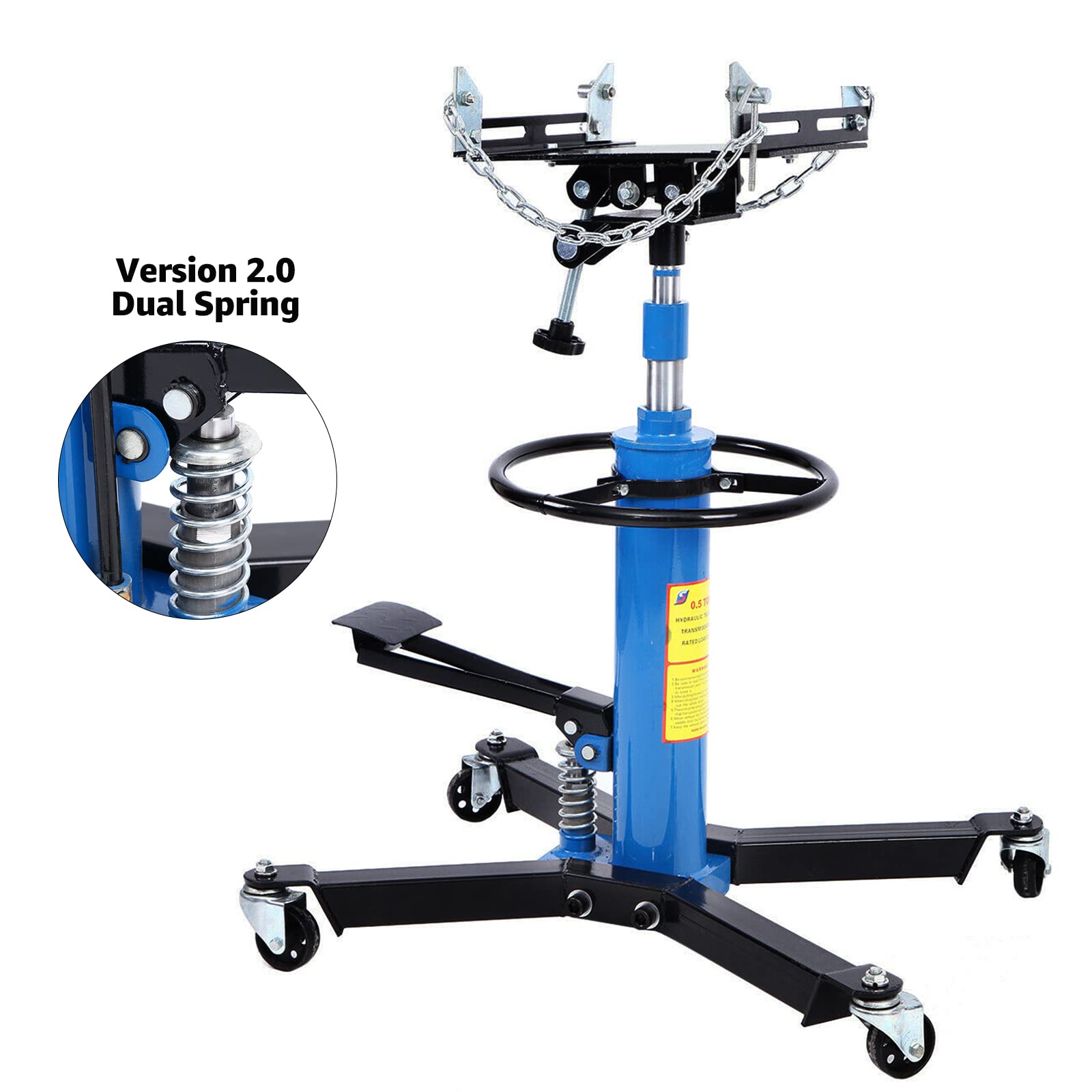 Snapklik.com : Jacgood 360 Swivel Lift Adjustable Height Hydraulic ...