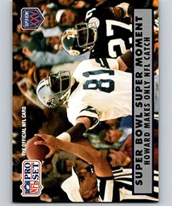 Amazon.com: 1990 Pro Set Super Bowl 160 Football #143 Percy Howard ...