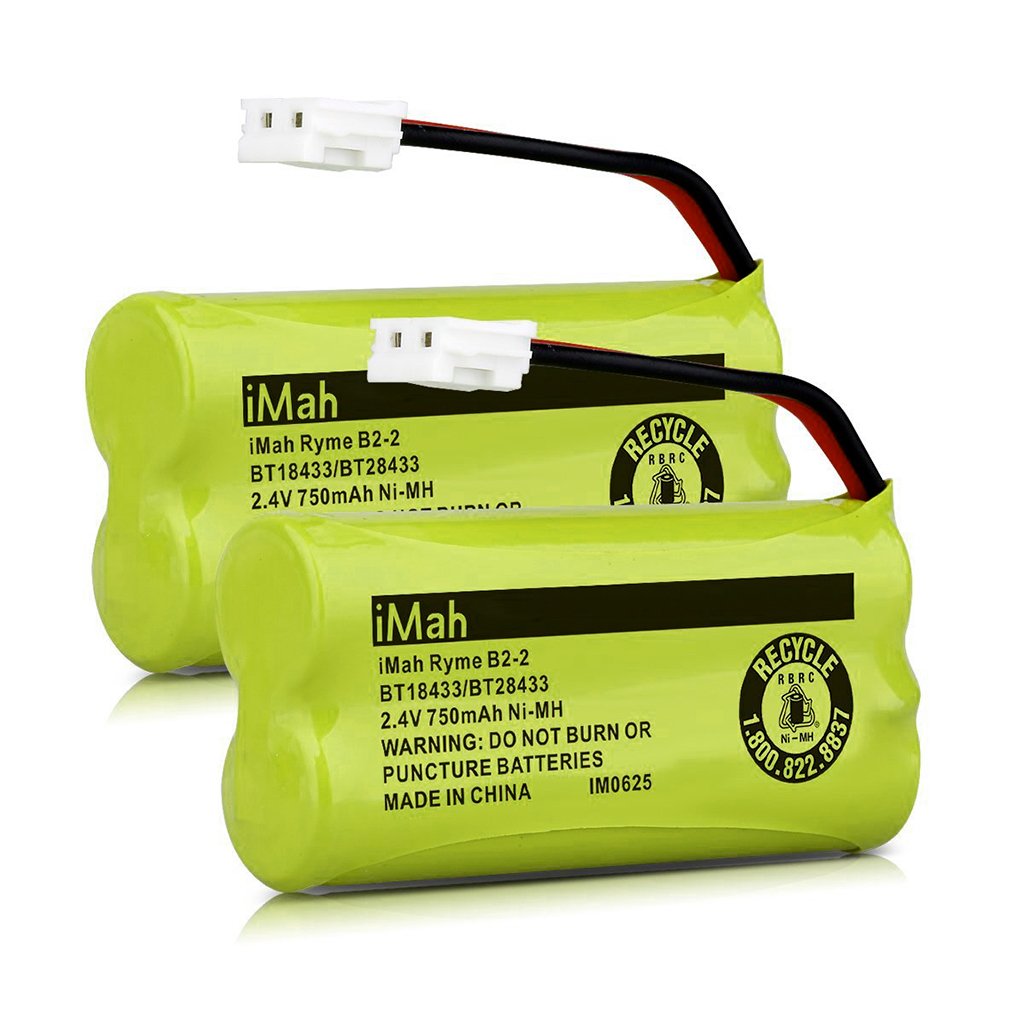 Amazon.com: iMah BT18433/BT28433 2.4V 750mAh Ni-MH Battery Also ...