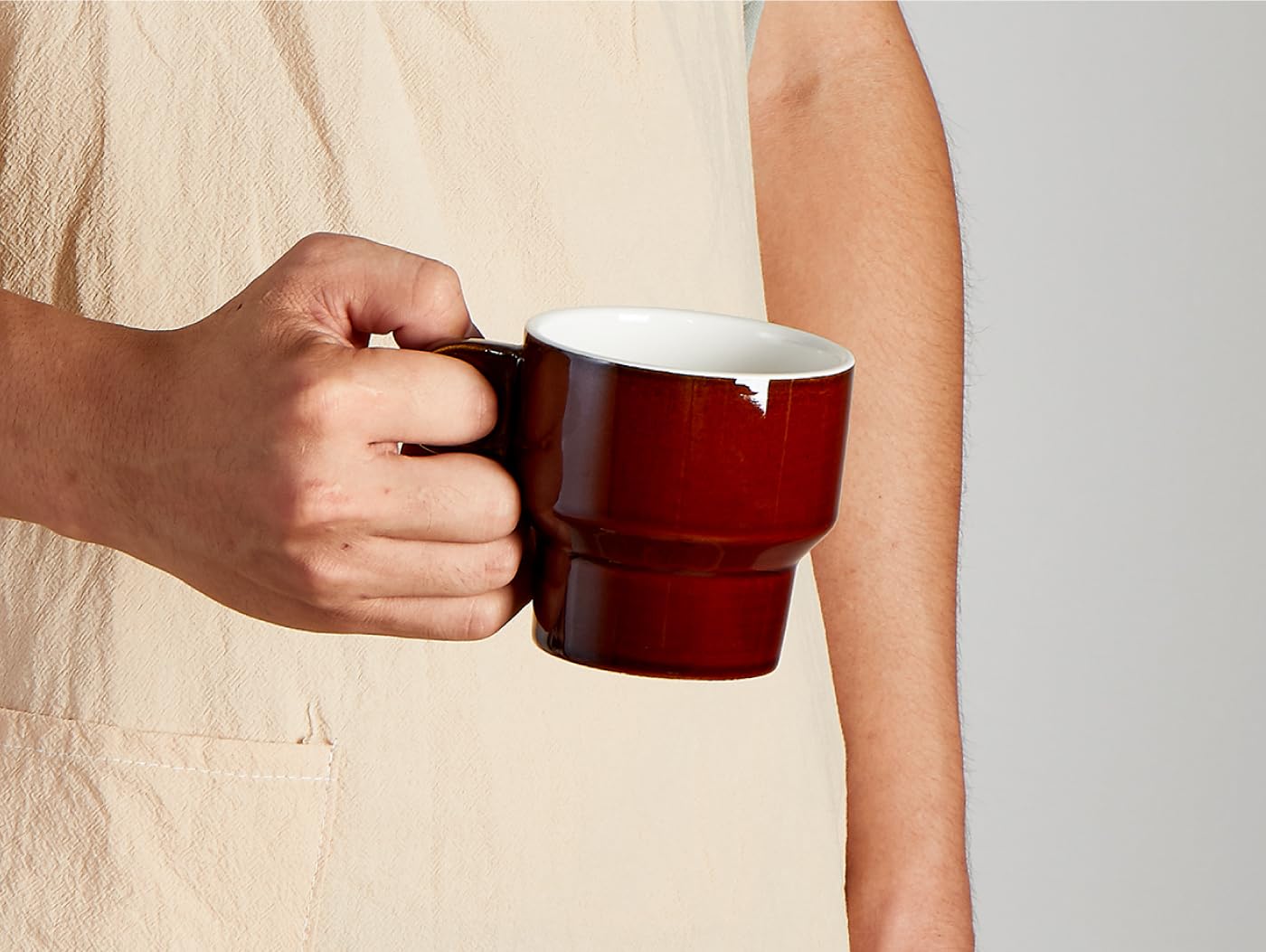 ONEMORE Coffee Mugs Set of 6, Stackable Coffee Mugs 8 oz Demitasse Cups ...