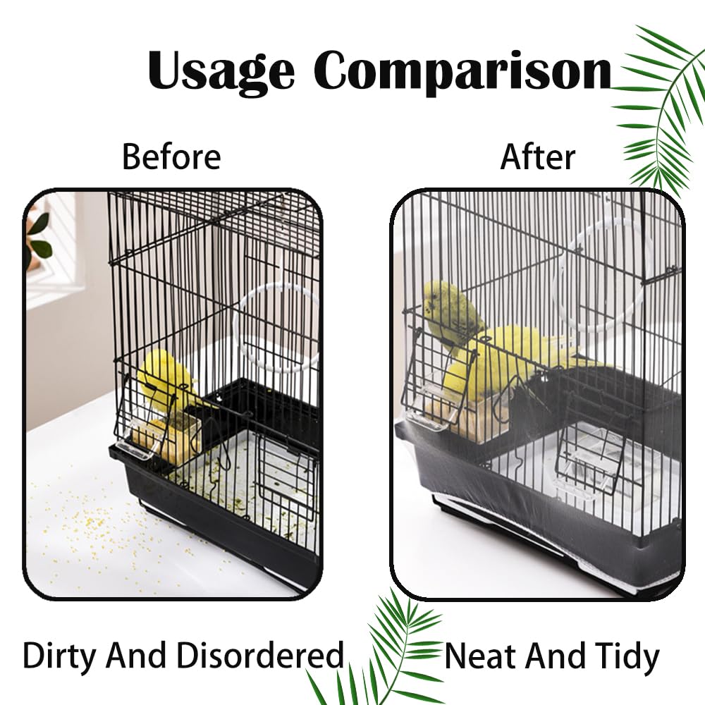 WsKingWA Extra Large Bird Cage Cover Airy Soft Birdcage Cover Skirt ...