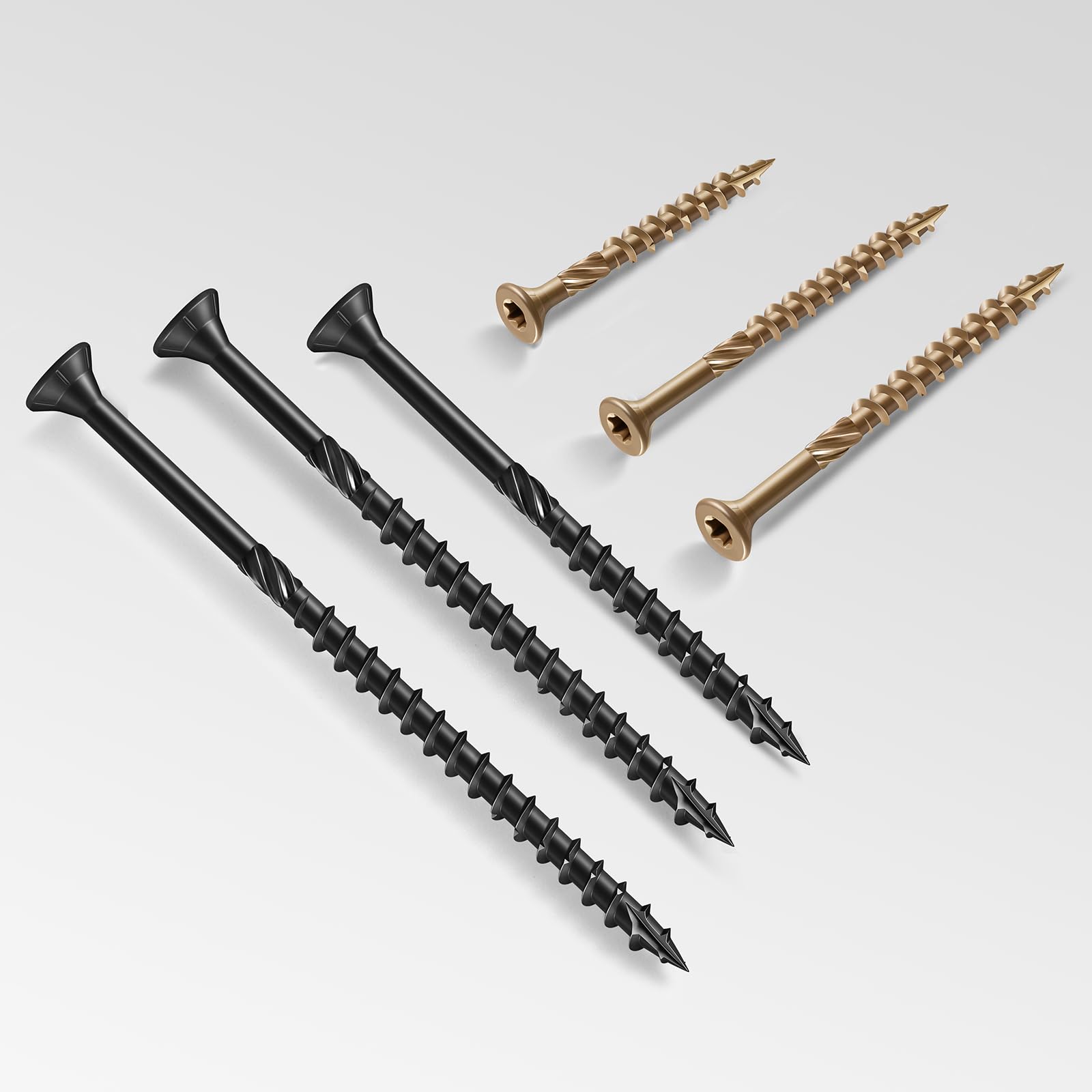 Snapklik.com : BNUOK #14 Deck Screws 7" Exterior Decking Wood Screws ...