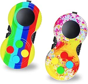 Cuackamily 2PCS Fidget toys set, Fidget pad toys Fidget Controller ...