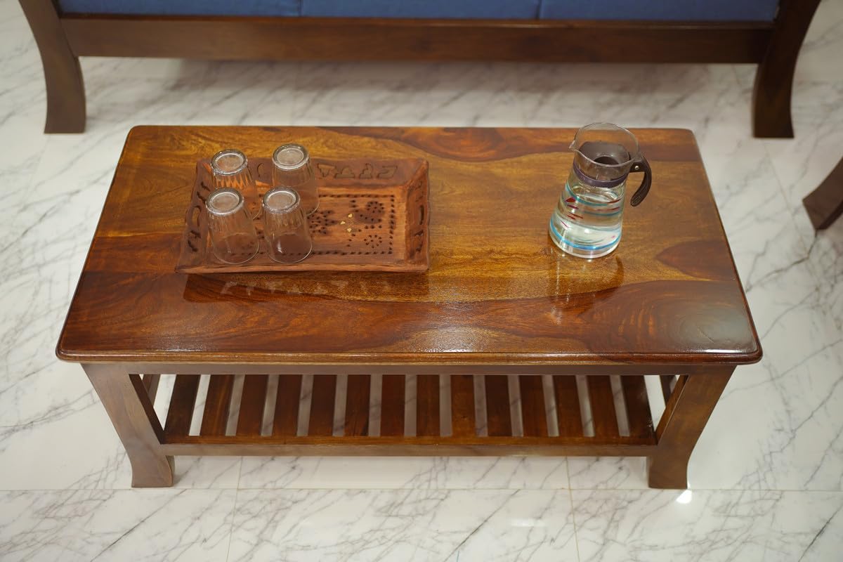 WELLBORN Wooden Center Table/CoffeeTable/Sheesham Wood Tea Table for ...