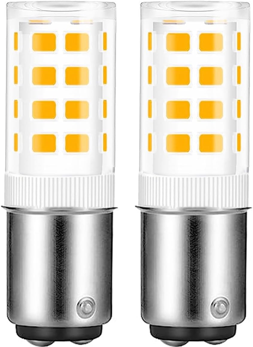 HRYSPN BA15D led Bulb 120V Double Bayonet Base 5 Watt Warm White 3000K ...