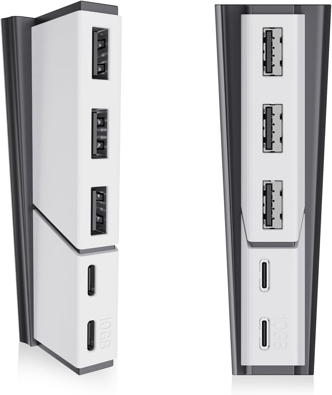 Amazon.com: RICIPUSO 5 Ports USB Hub Only for PS5 Slim Console Disc ...