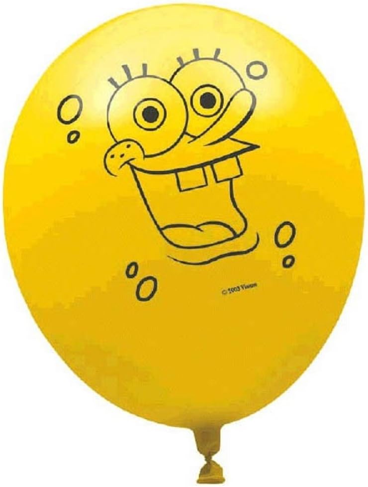 Amazon.com: Spongebob 12" Balloons (6 per package) : Toys & Games