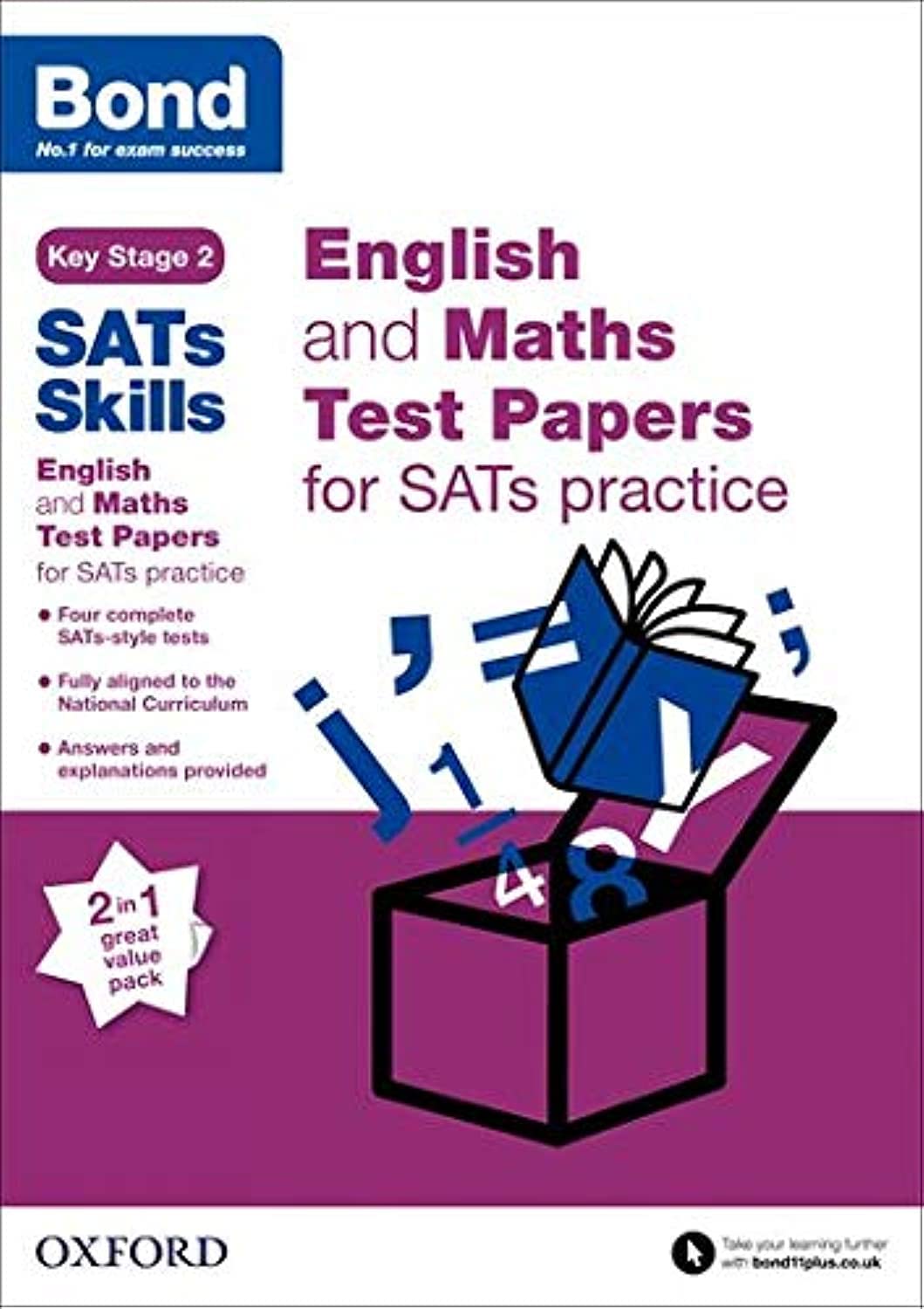 Bond SATs Skills: English and Maths Test Paper Pack for SATs Practice ...