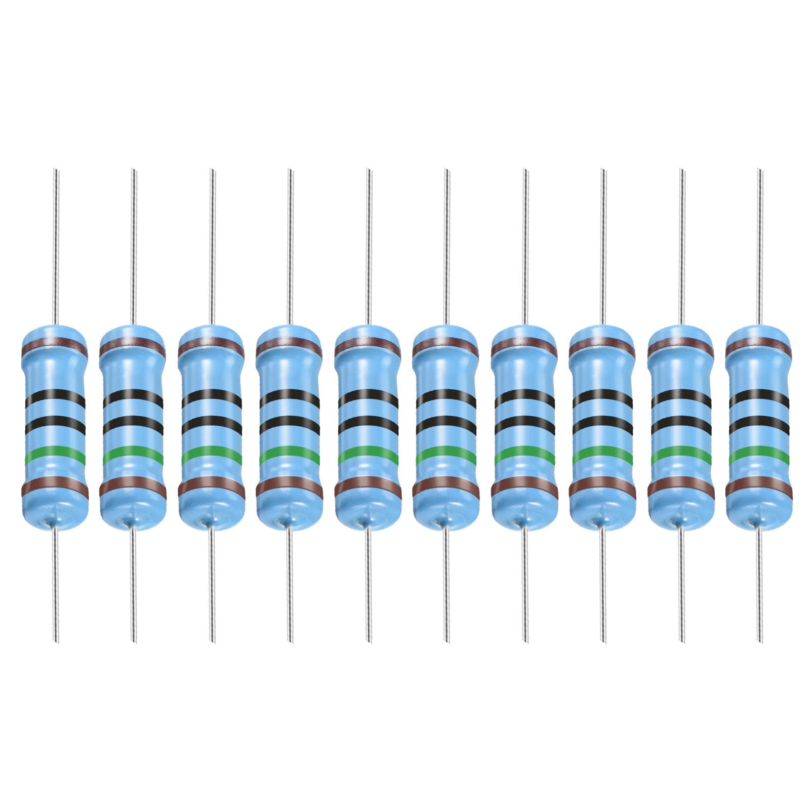 YOKIVE 30 PCS Metal Film Resistors, 150 Ohm Resistor with 1W 1% ...