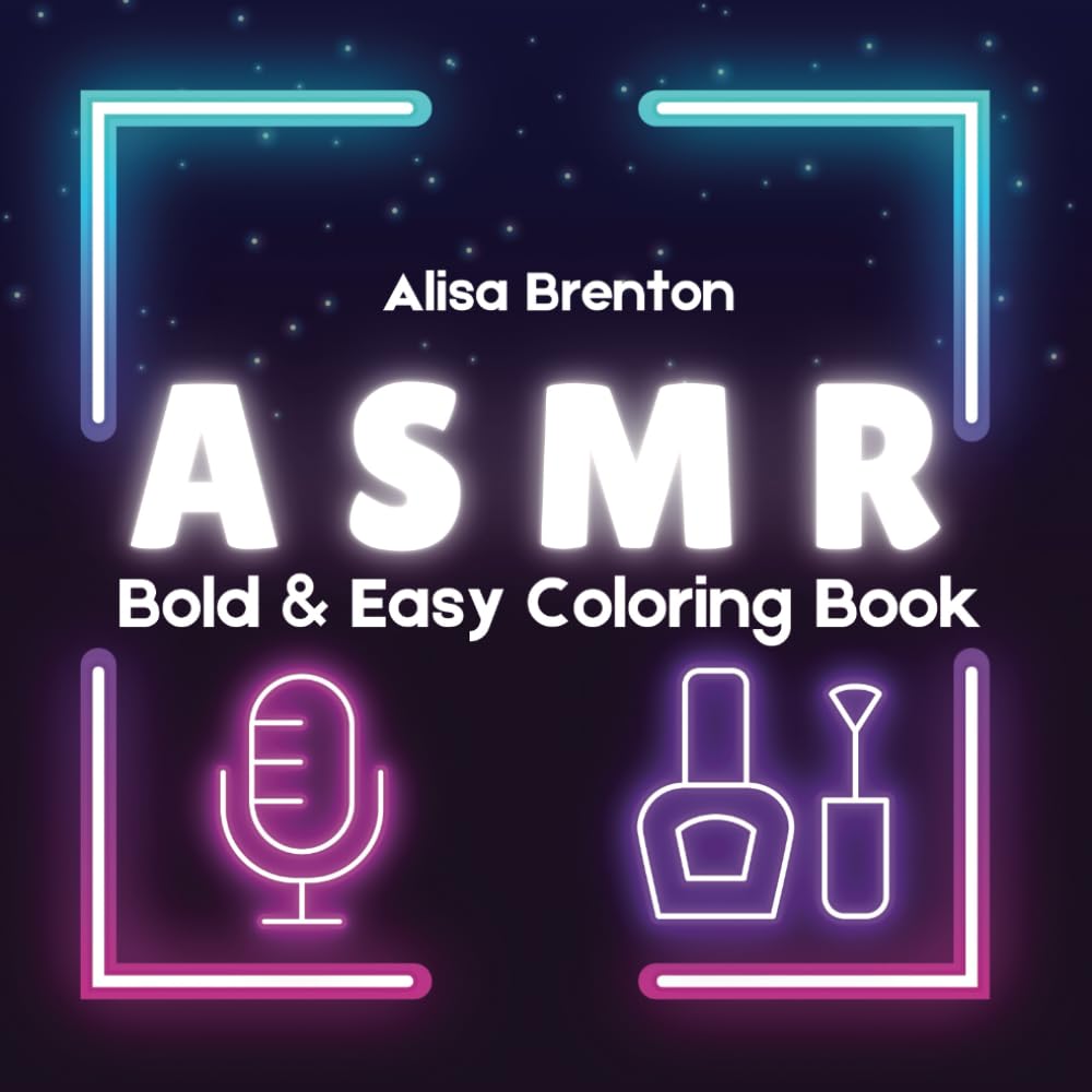 Buy ASMR: Bold & Easy Coloring Book: Simple, Fun Designs Featuring ...