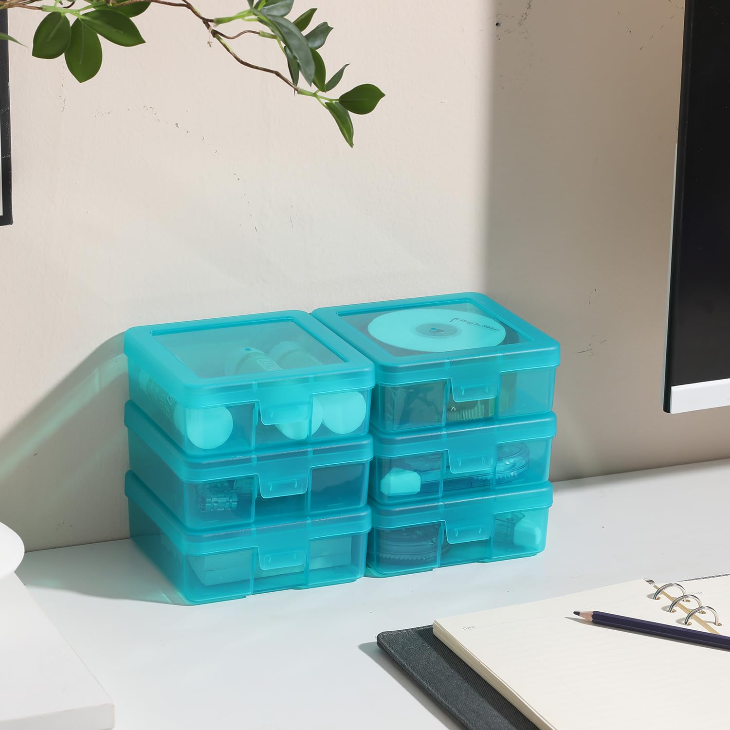 Snapklik.com : Novelinks Small Plastic Storage Containers Clear Arts ...