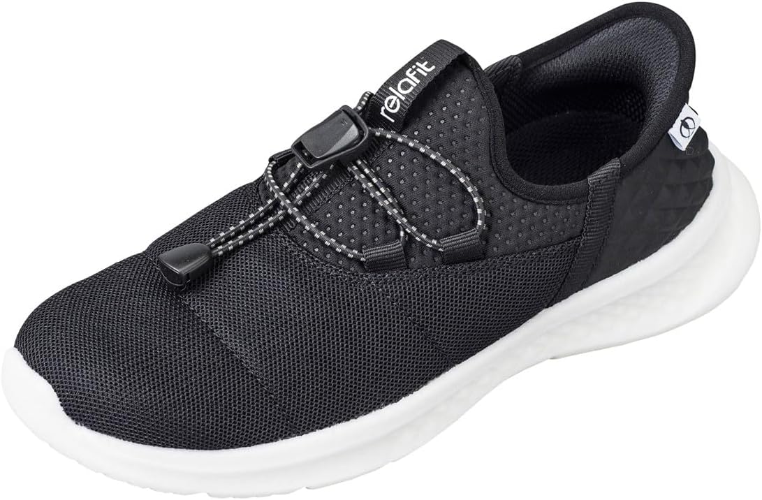 Amazon | [リラフィット] 4E 幅広 レディース ウォーキングシューズ クッション性 軽量 スリッポン RF0556 | relafit(リラフィット) | ローファー・スリッポン