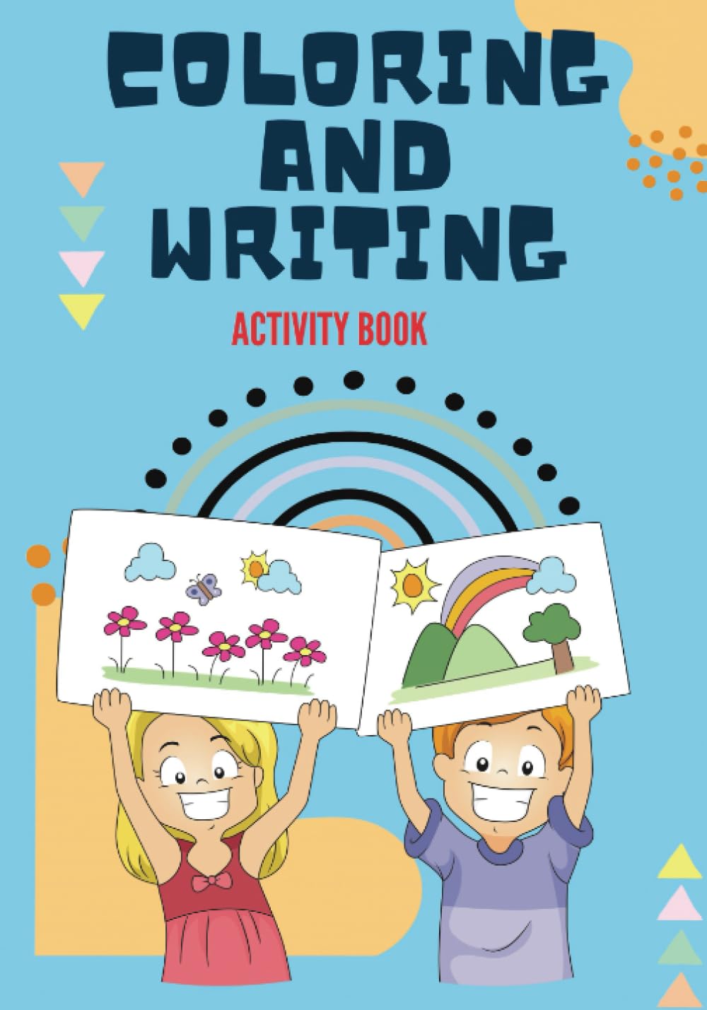 Writing and Coloring Book for Toddlers and Kids: A-Z coloring book of ...