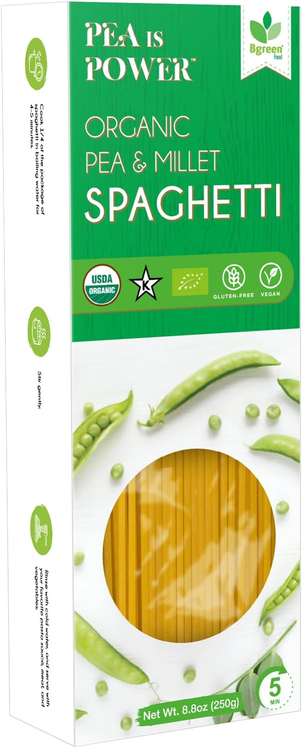 Amazon.com : Organic Food - Organic Pea & Millet Spaghetti, USDA ...