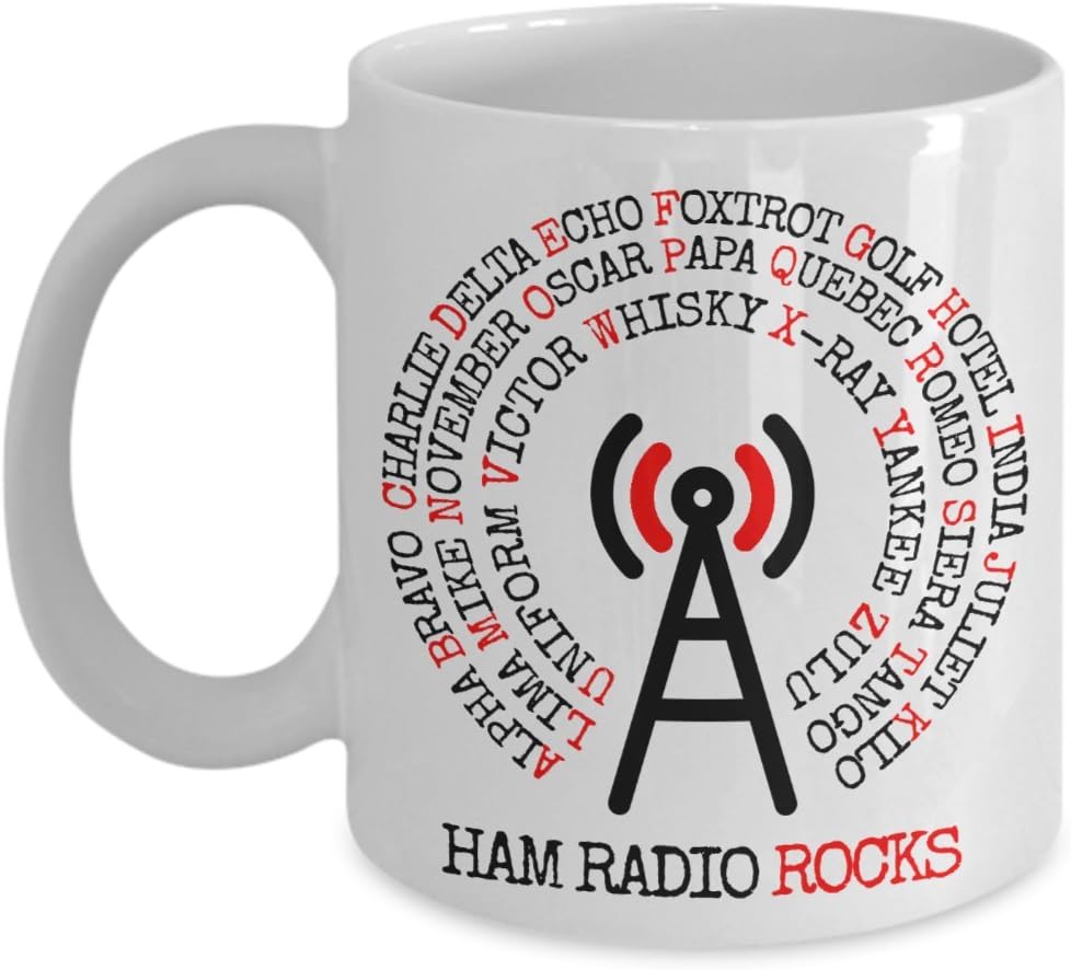 Amazon.com: Ham Radio Operator - 11 oz - White Coffee Mug Perfect for ...