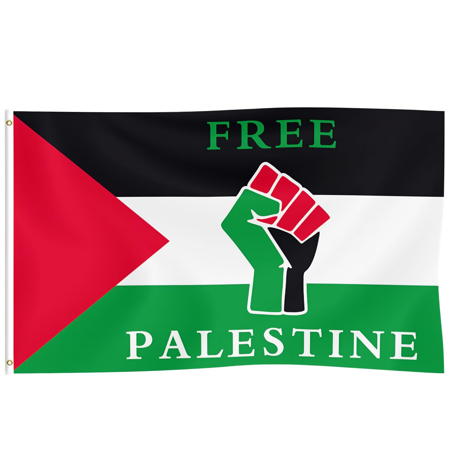 Amazon.com : ACIBOFI Palestine Flag - Palestinian Flag Vivid Color and ...