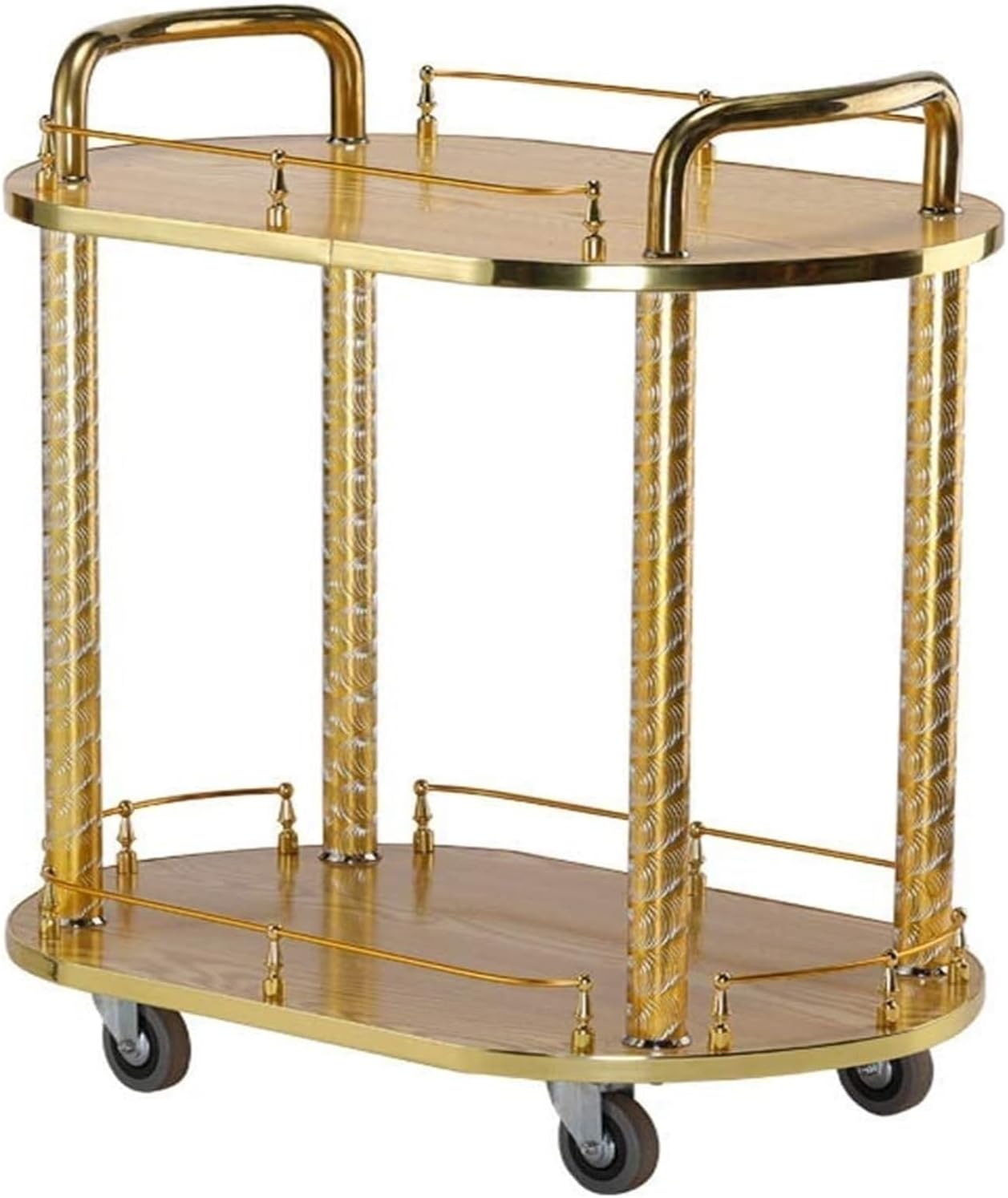 Amazon.com - Ocforiya Bar Serving Carts Business Restaurant Wine Cart ...