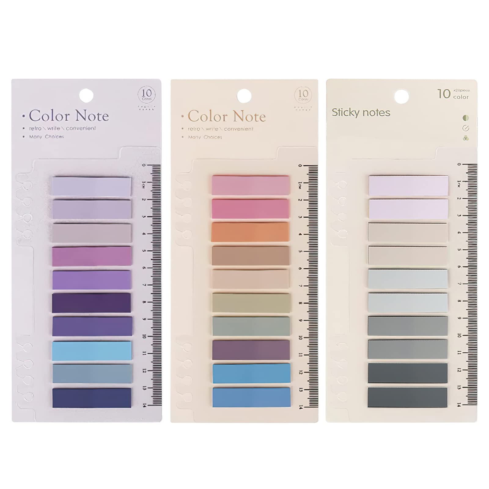 Sticky Tabs, 600 Pcs Sticky Notes Tabs, Index Tabs, 30 Colors Sticky ...