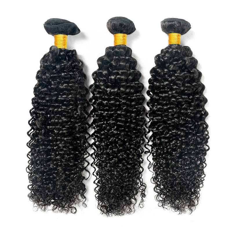 Extensiones de cabello humano rizado rizado brasileño de 26, 28, 30 ...