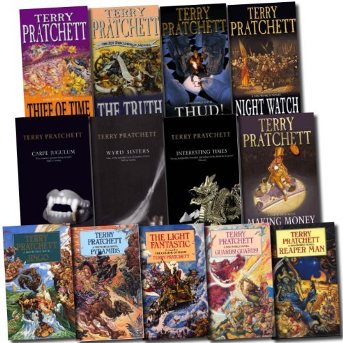 Terry Pratchett Collection Discworld 13 Books Set (The Light Fantastic ...