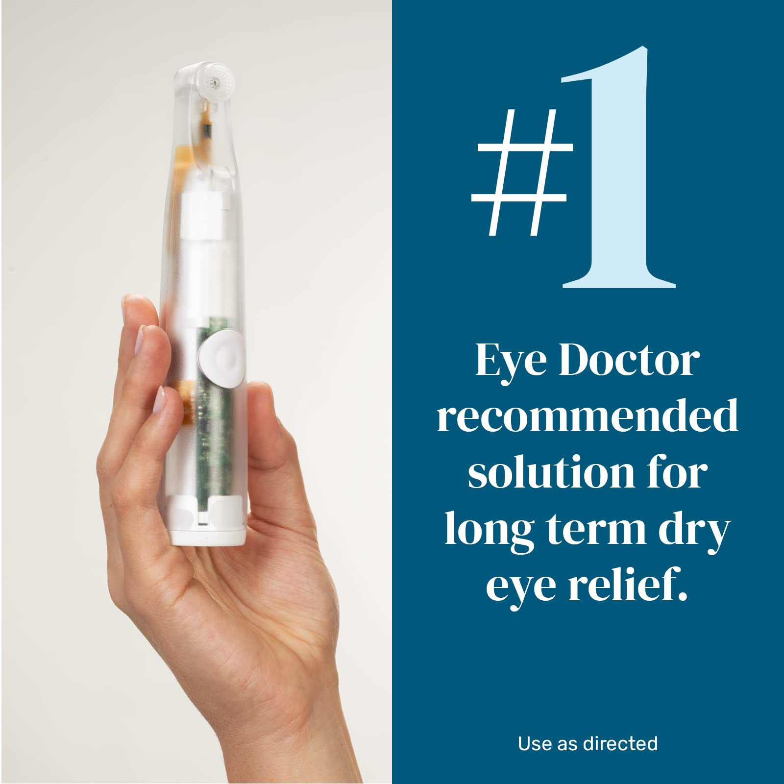 NuLids Dry Eye Relief Therapy Handheld Device, Long Lasting Alternative ...