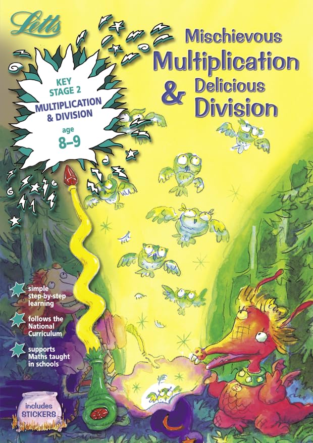 Mischievous Multiplication and Delicious Division Age 8-9 (Letts ...
