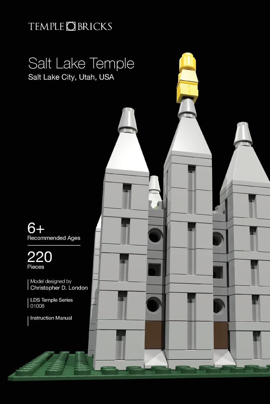 Temple Bricks: Salt Lake Temple: Construction Toy Building Instructions ...
