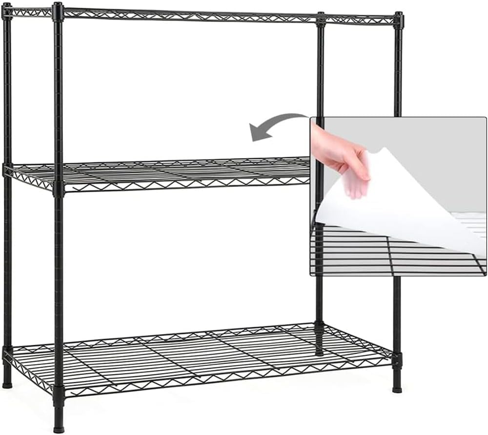 Amazon.com: Lorell Light-Duty Wire Shelving, 14" x 36" x 36", Steel ...