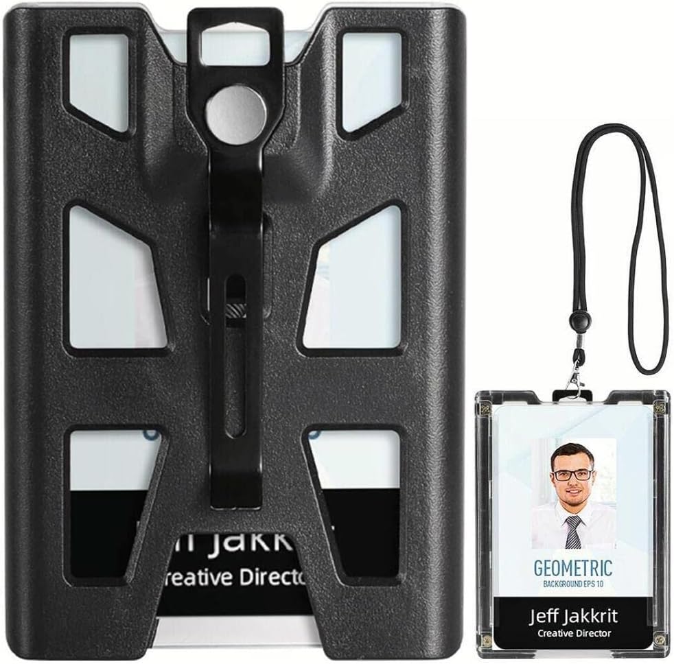 Amazon.com : ID Stronghold - RFID Blocking Secure Badge Holder ...