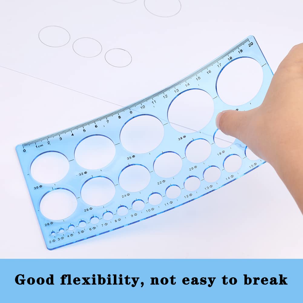 Snapklik.com : Circle Templates Measuring Geometry Ruler, Shape ...