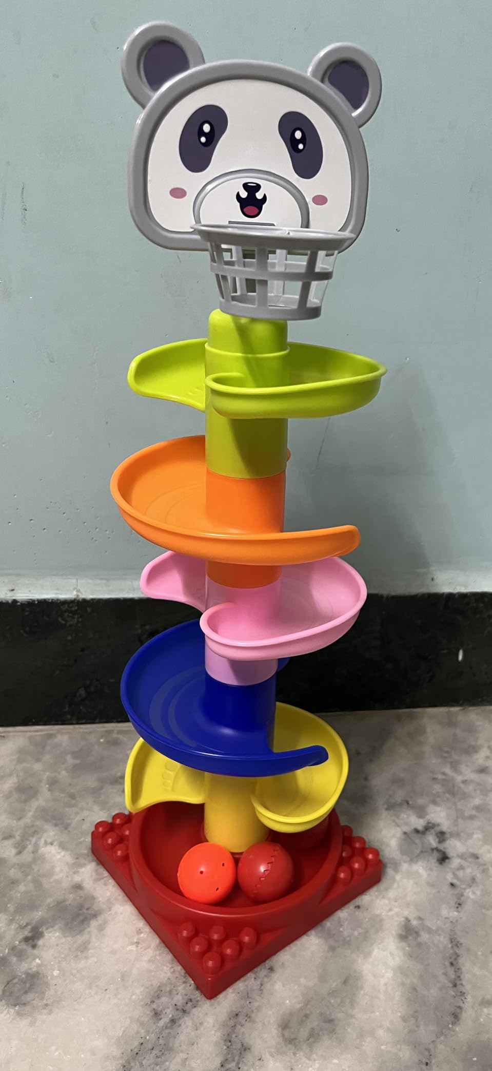 Buy Amazon Brand - Jam & Honey | Rolling and Swirling Ramp Drop Toy for ...