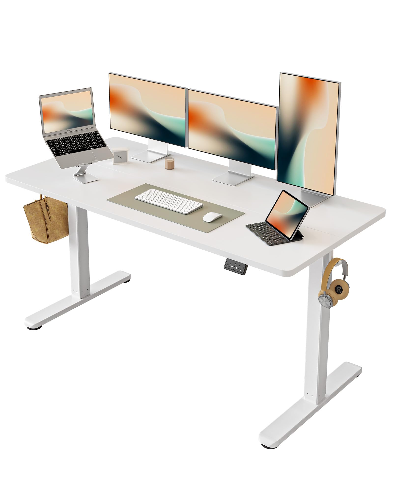 Snapklik.com : Electric Standing Desk, Height Adjustable Stand Up Desk ...