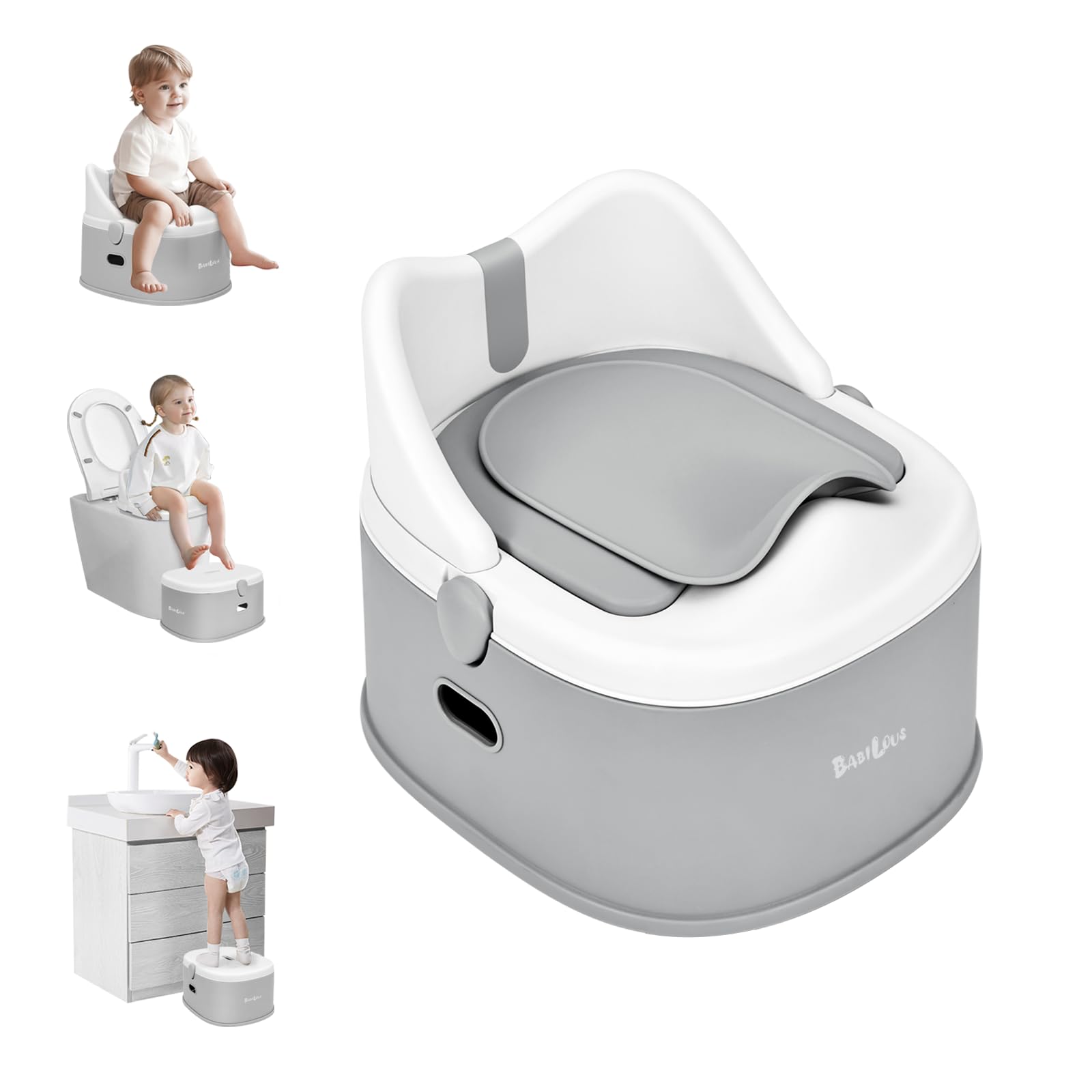Amazon.com: Babilous 3 in 1 Potty Training Toilet, Toddler Potty ...