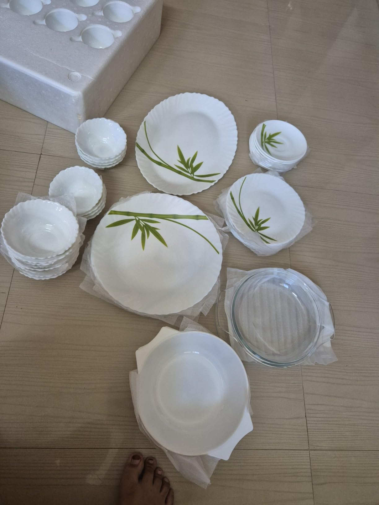 La Opala Diva Classique Collection Opal Glass Crockery | for Family of ...