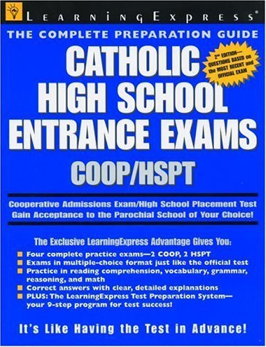 Catholic HS Coop/hspt 2e: Learning Express Editors: 9781576853894 ...