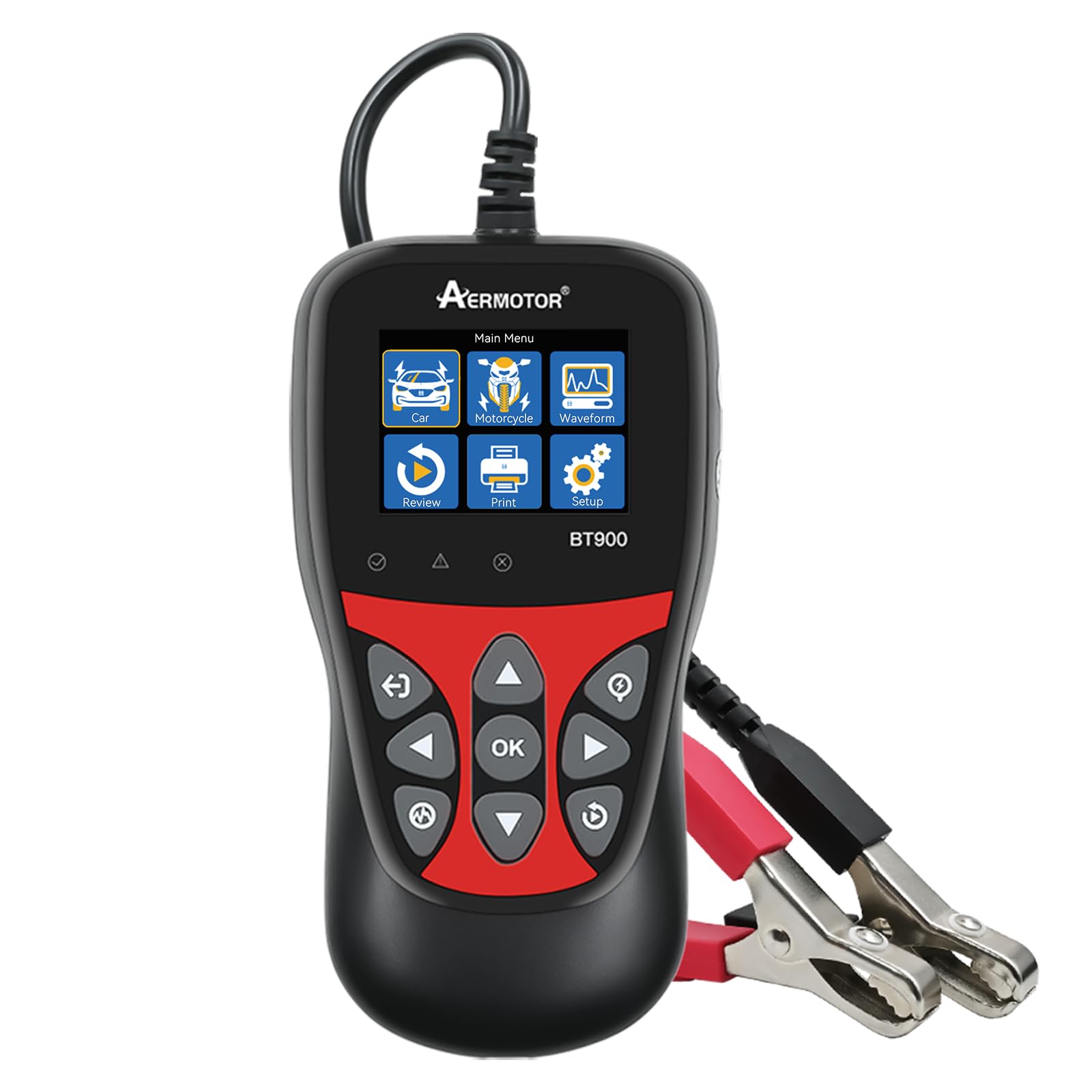 Amazon.com: BT900 Car Battery Tester 6V 12V: 5-3000CCA Automotive ...