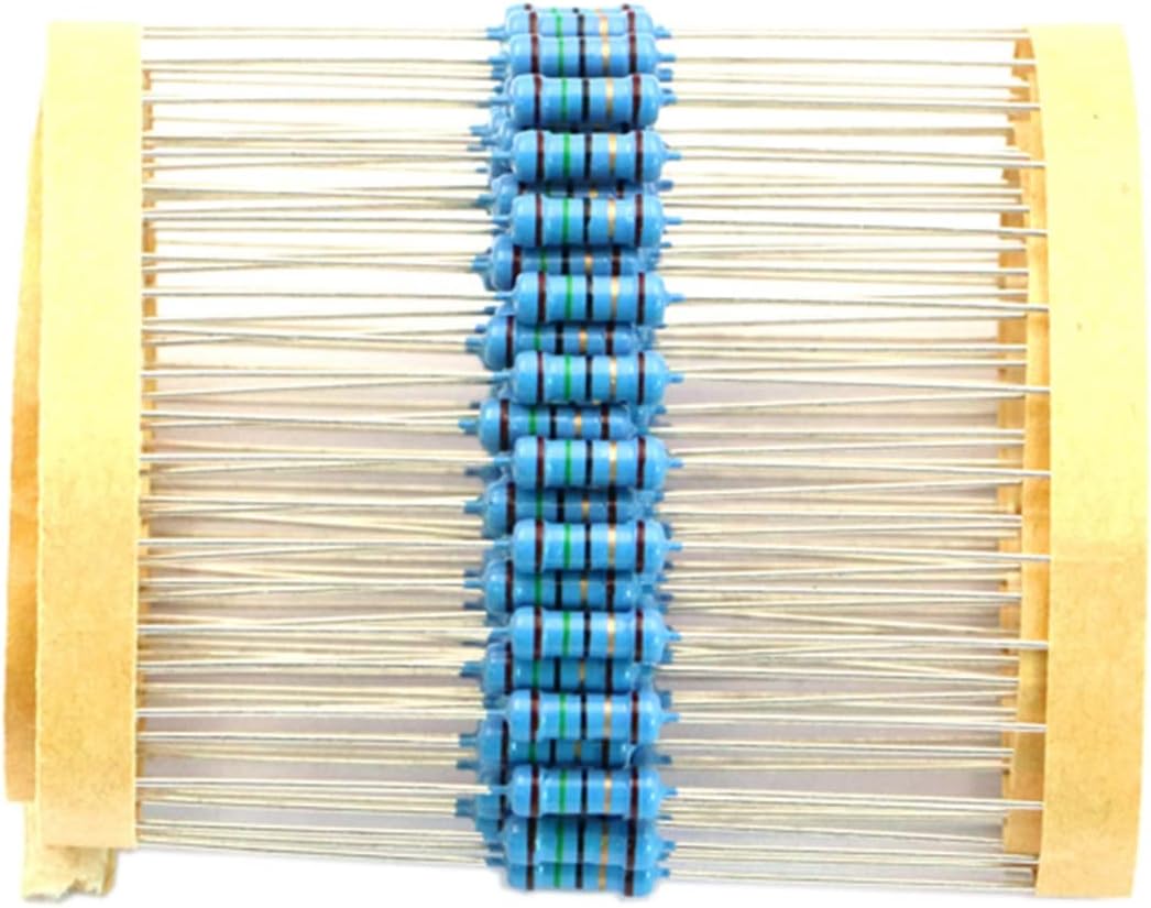 Amazon.com: KIRANDY Single Resistors 50pcs 1/2W 0.5w 1% Tolerance Metal ...