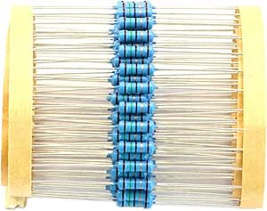 Amazon.com: KIRANDY Single Resistors 50pcs 1/2W 0.5w 1% Tolerance Metal ...