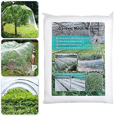 8x20ft Garden Net for Plants Insect Garden Netting for Vegetable ...