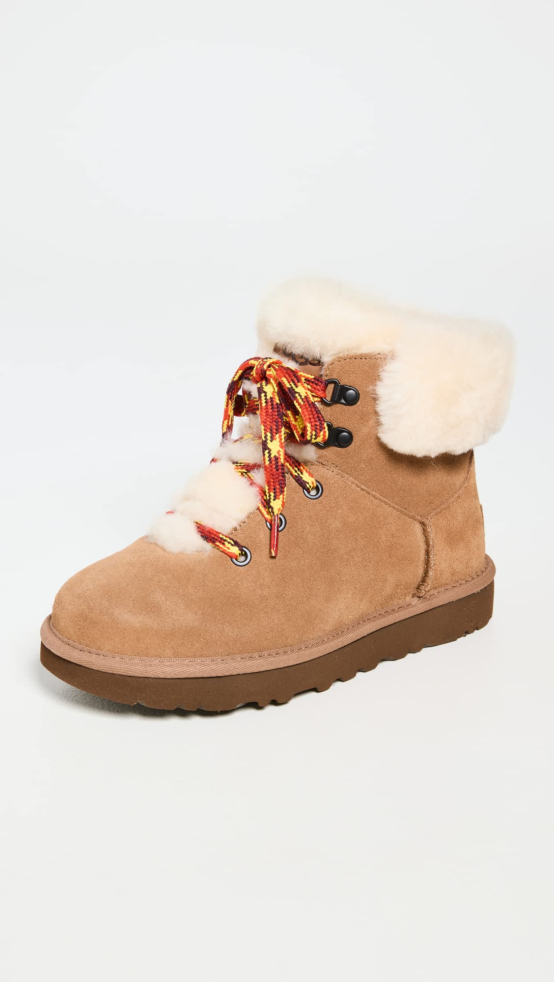 Snapklik.com : UGG Womens Classic Mini Alpine Lace Boot