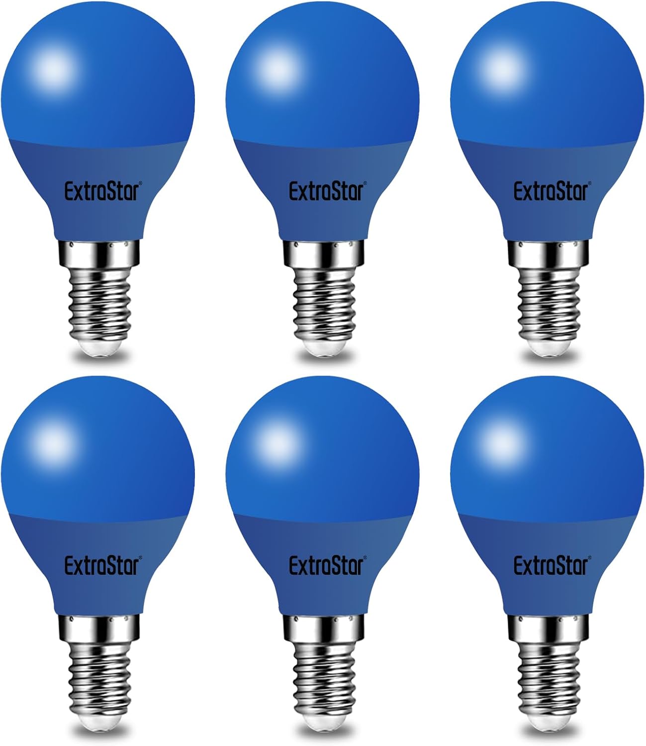 EXTRASTAR Lampadine Colorate LED,Lampadina G45,Mini Lampadine Colorate Lampada LED,Arancio Rosso ...