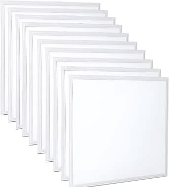 Brightex, Pack of 10 Led Panel Light 600x600mm Ceiling Light 48W 4320 ...