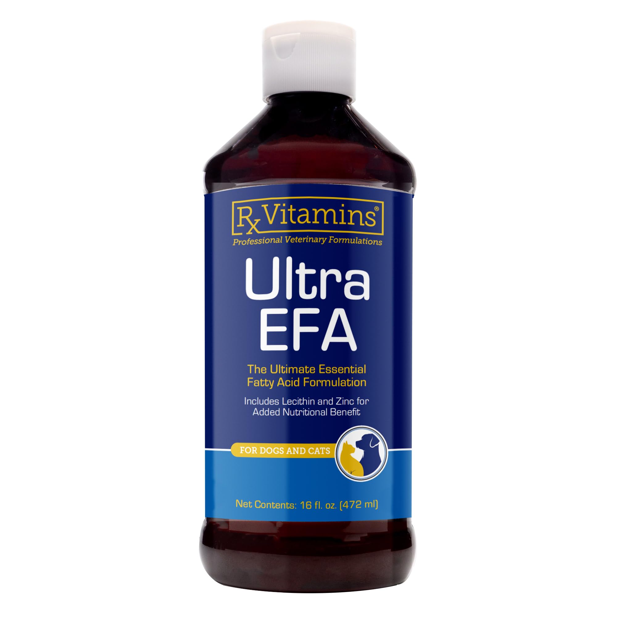 Amazon.com: Rx Vitamins Ultra EFA Omega 3 Fish Oil for Dogs & Cats ...