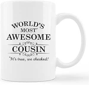 Amazon.com: GICHUGI Cousin Coffee Mug, Cousin Gifts for Women, Gifts for Cousins Female, Cousin ...
