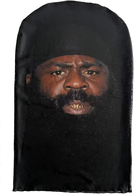 Amazon.com: backtoxstar Realistic Celebrity Kanye Face Mesh Mask ...