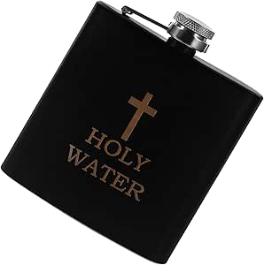 Amazon.com | IMIKEYA Baptismal Bottle Portable Hip Flask Catholic Holy ...