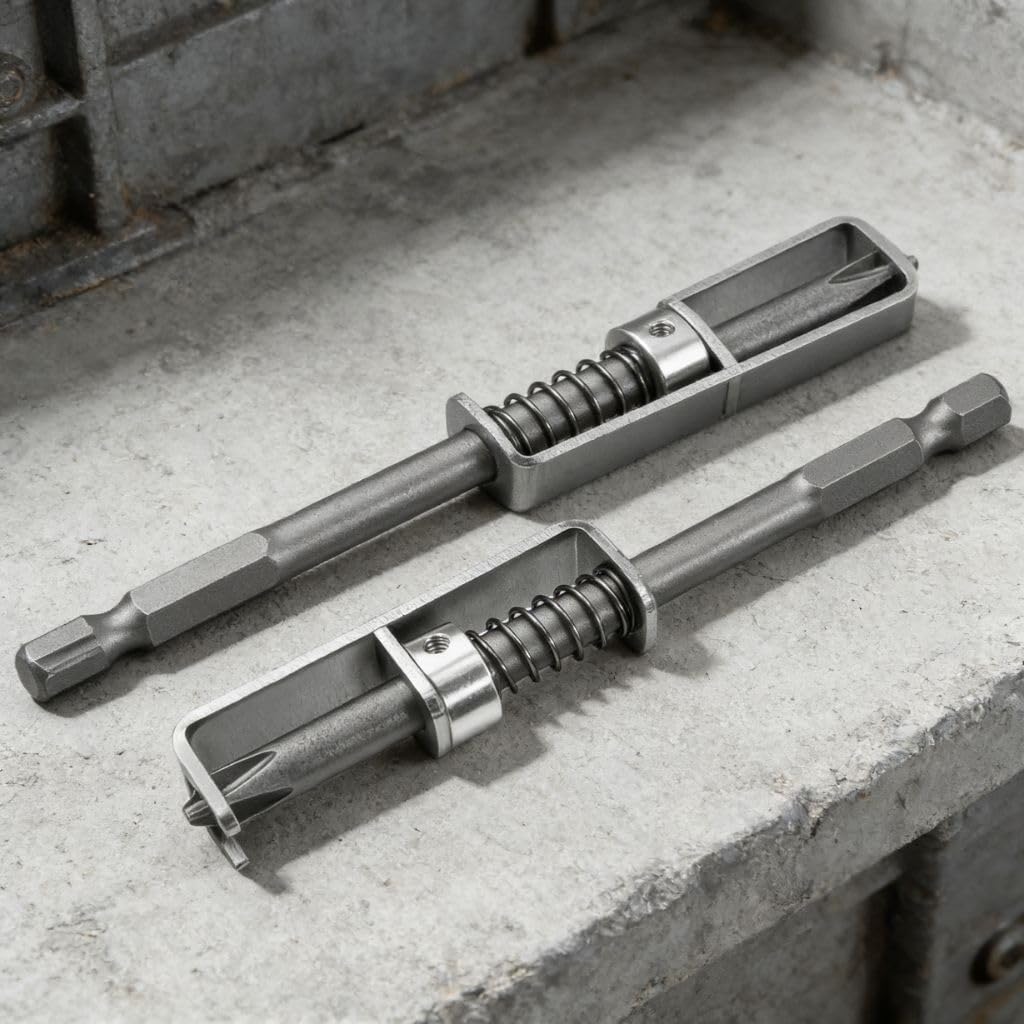 Spring-Loaded Screw Holder Bit,Anti-Drop Screwdriver Bit for Overhead ...
