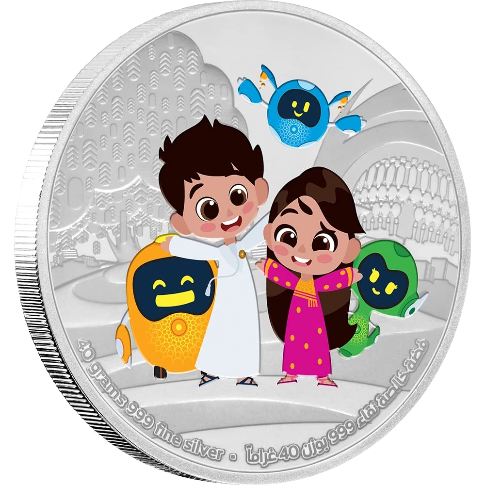 Buy Expo 2020 Dubai Mascots Medallion 40g Silver Online at desertcartINDIA