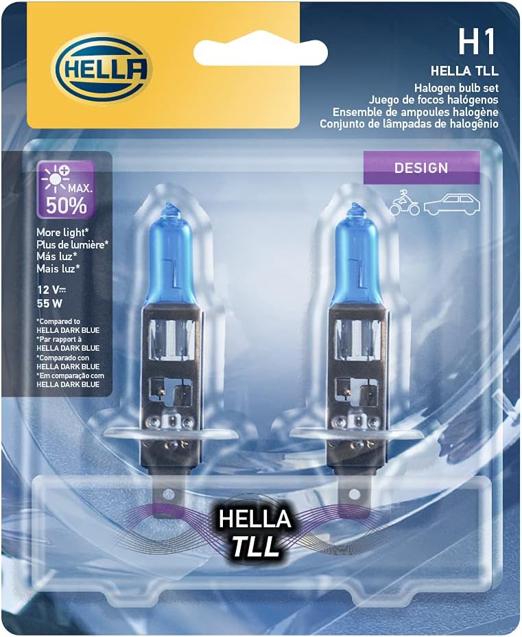 Hella H1XE-TLL Kit de 2 Focos HELLA TLL H1. Número de Parte HELLA: H1XE ...