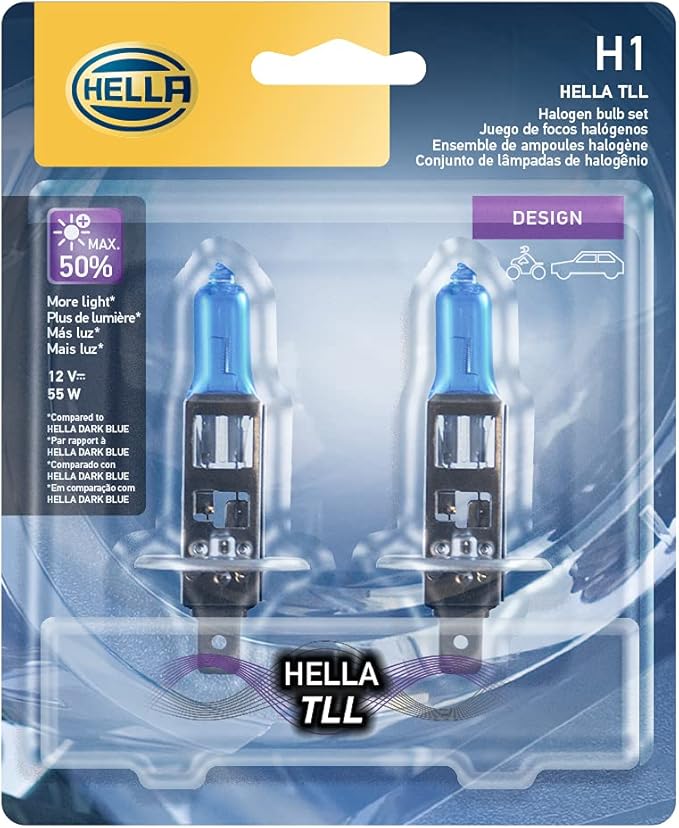 Hella H1XE-TLL Kit de 2 Focos HELLA TLL H1. Número de Parte HELLA: H1XE ...